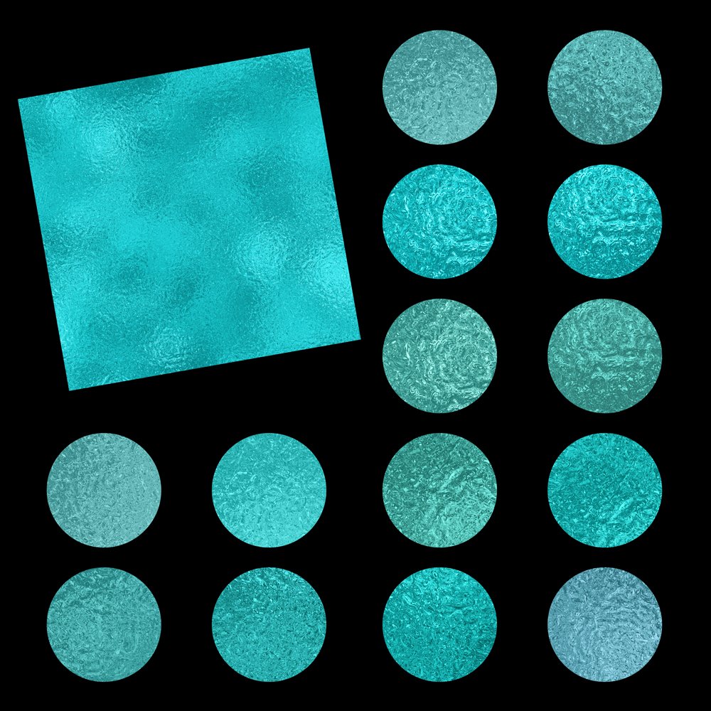 Shiny Teal Foils (57143) | Textures | Design Bundles