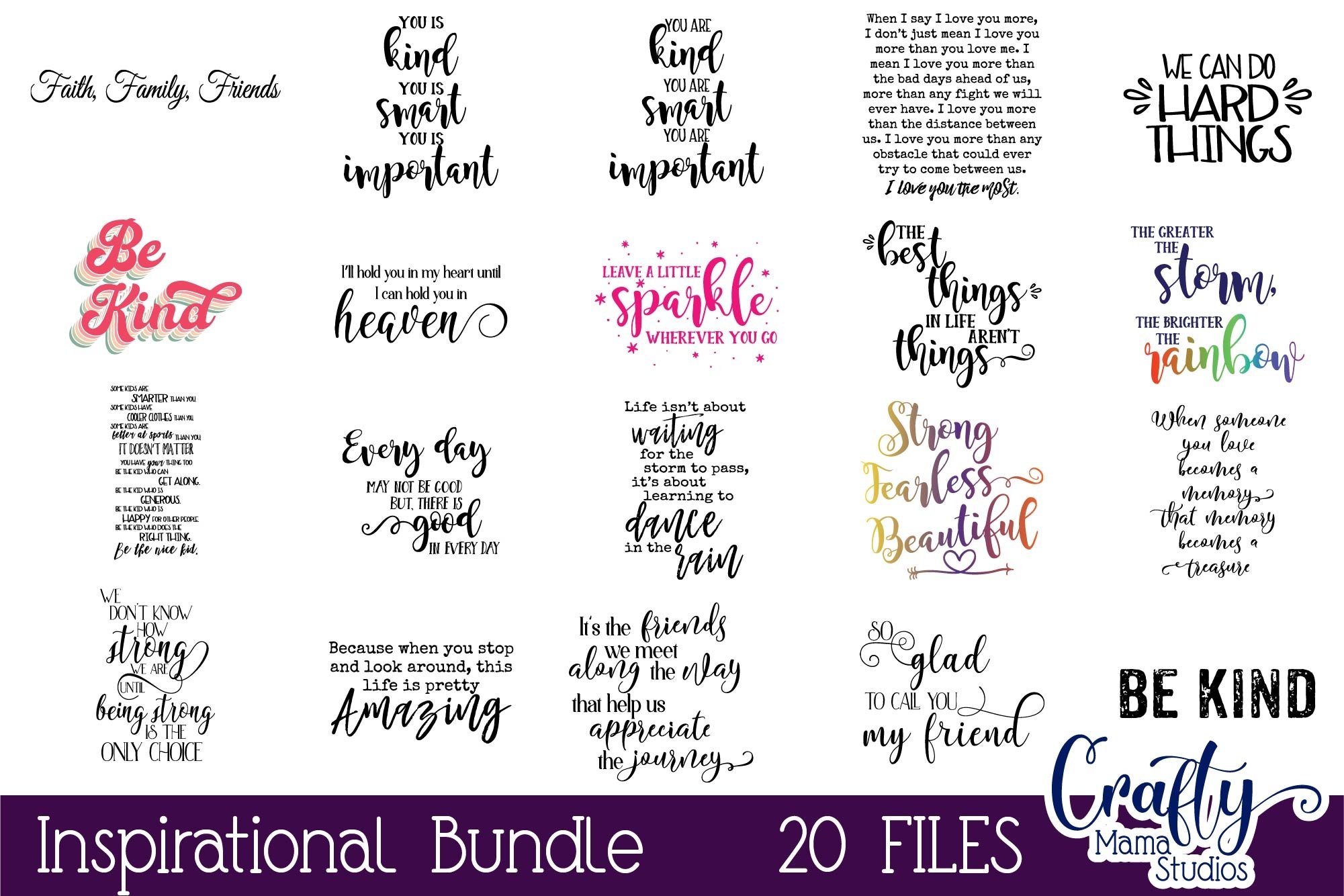 Inspirational Quotes, Inspirational Bundle Svg, Motivational (803340 ...