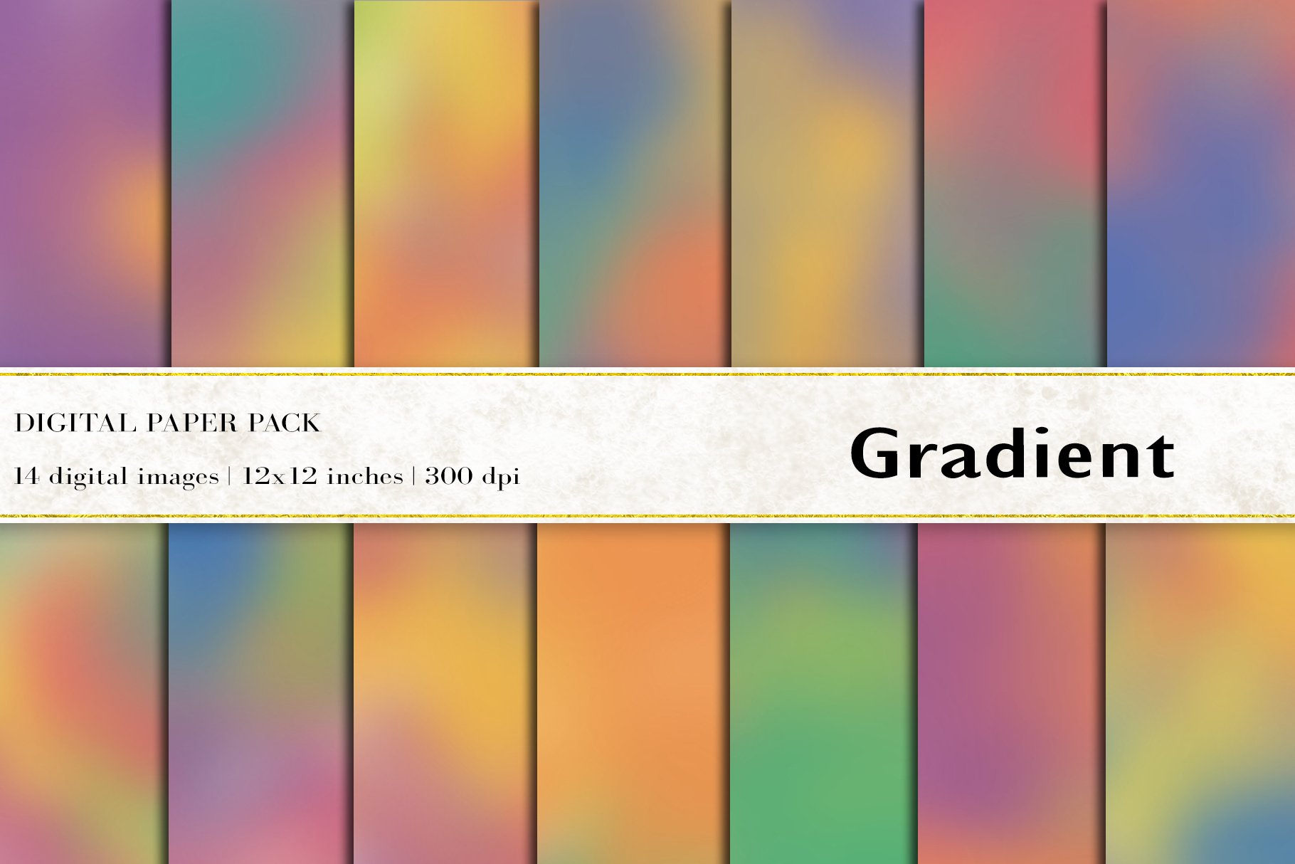 Gradient Digital Papers, Gradient Textures (1267011) | Backgrounds ...