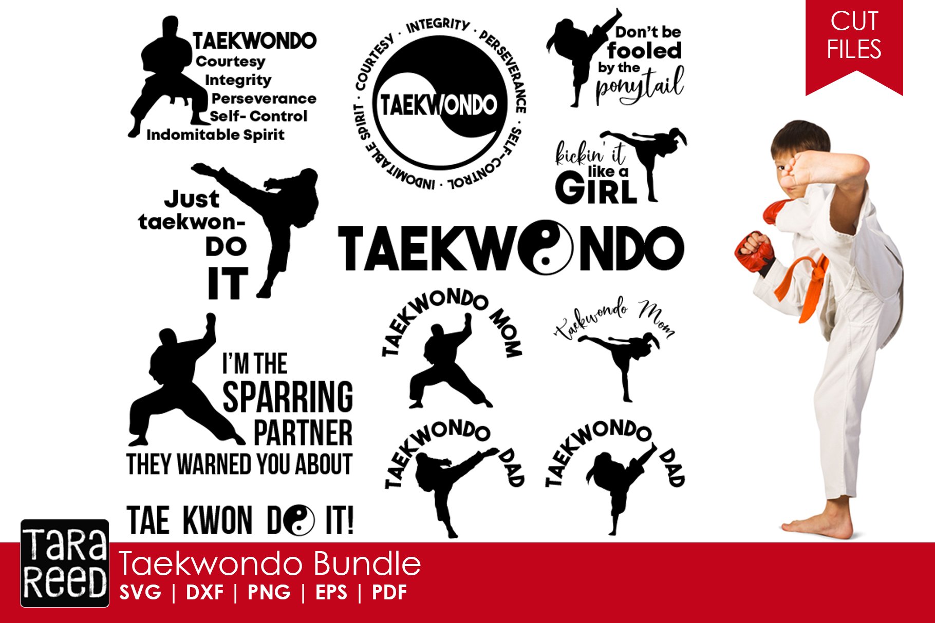 Taekwondo Bundle (80907) | Cut Files | Design Bundles