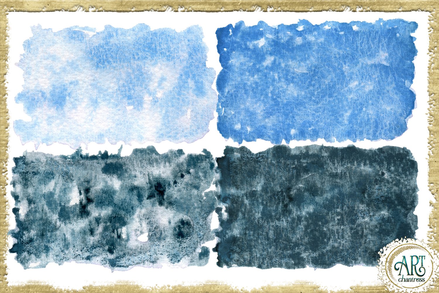 Sublimation BUNDLE Blue Watercolor backgrounds textures PNG (1145972 ...