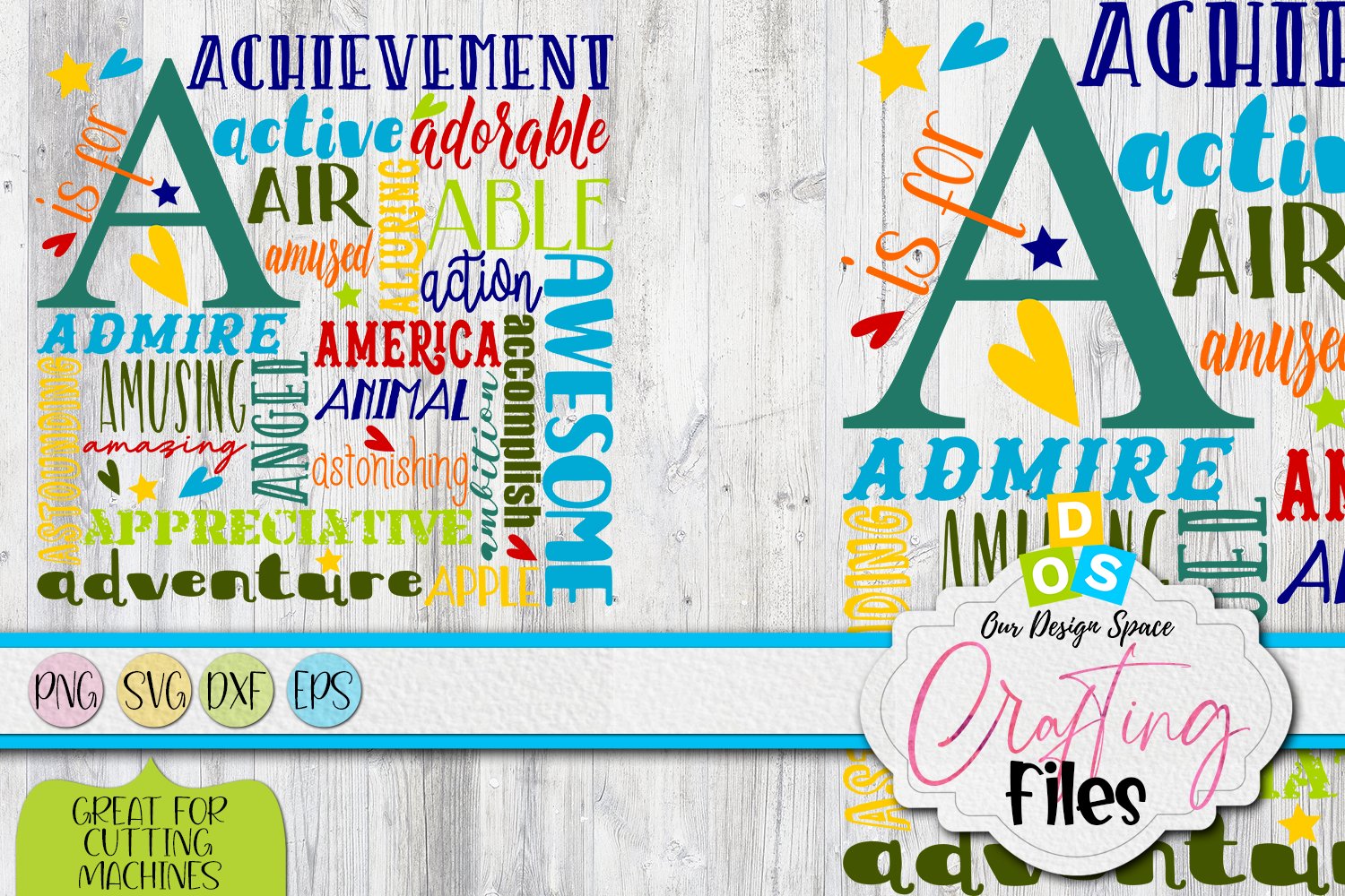 A is for SVG, DXF, EPS and PNG (225277) | Cut Files | Design Bundles