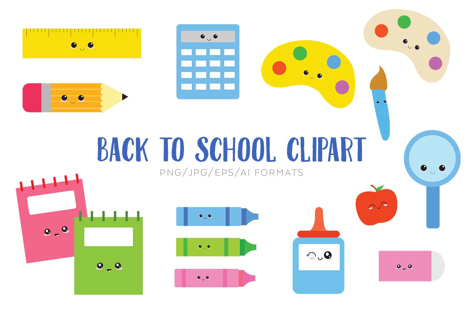 Back To School Vector Clipart