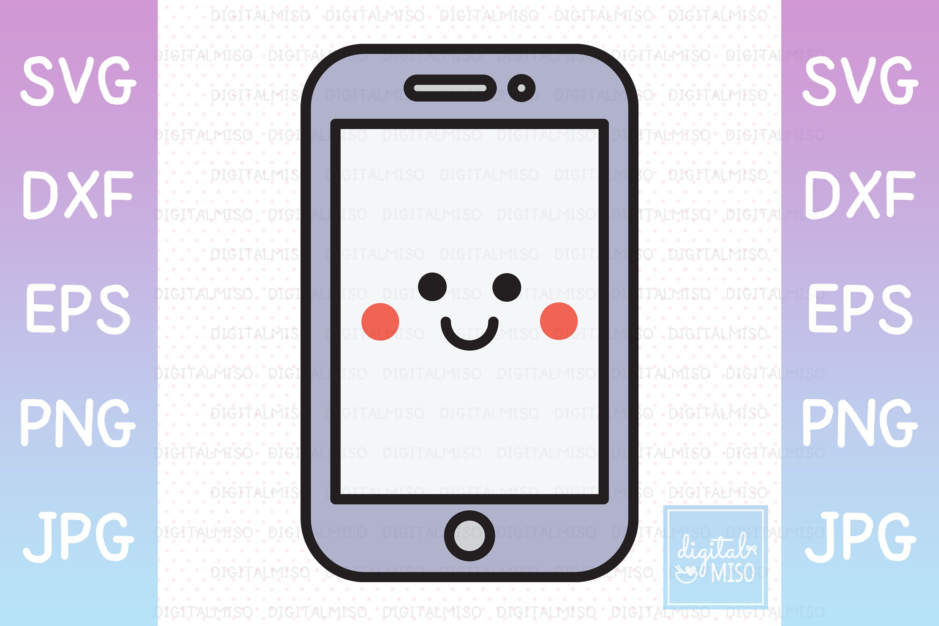 Smartphone Color - Kawaii Vector Icons (1321730) | Icons | Design Bundles