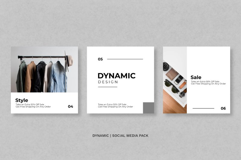 Dynamic Social Media Pack (326483) | Websites | Design Bundles