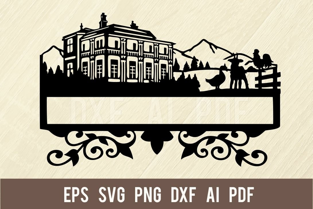 Farm Stencil - Farm Life SVG Farmhouse dxf vector (1275745)