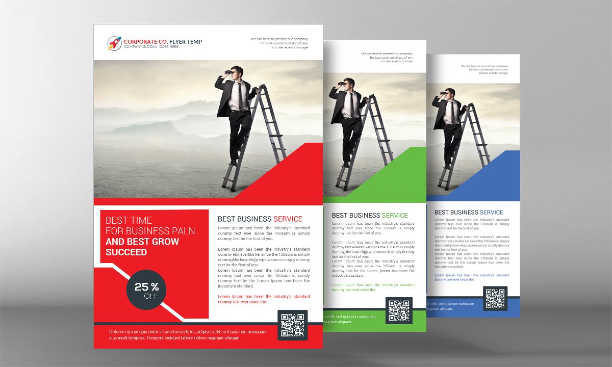 Business Promotion Flyer Template (376123) | Flyers | Design Bundles