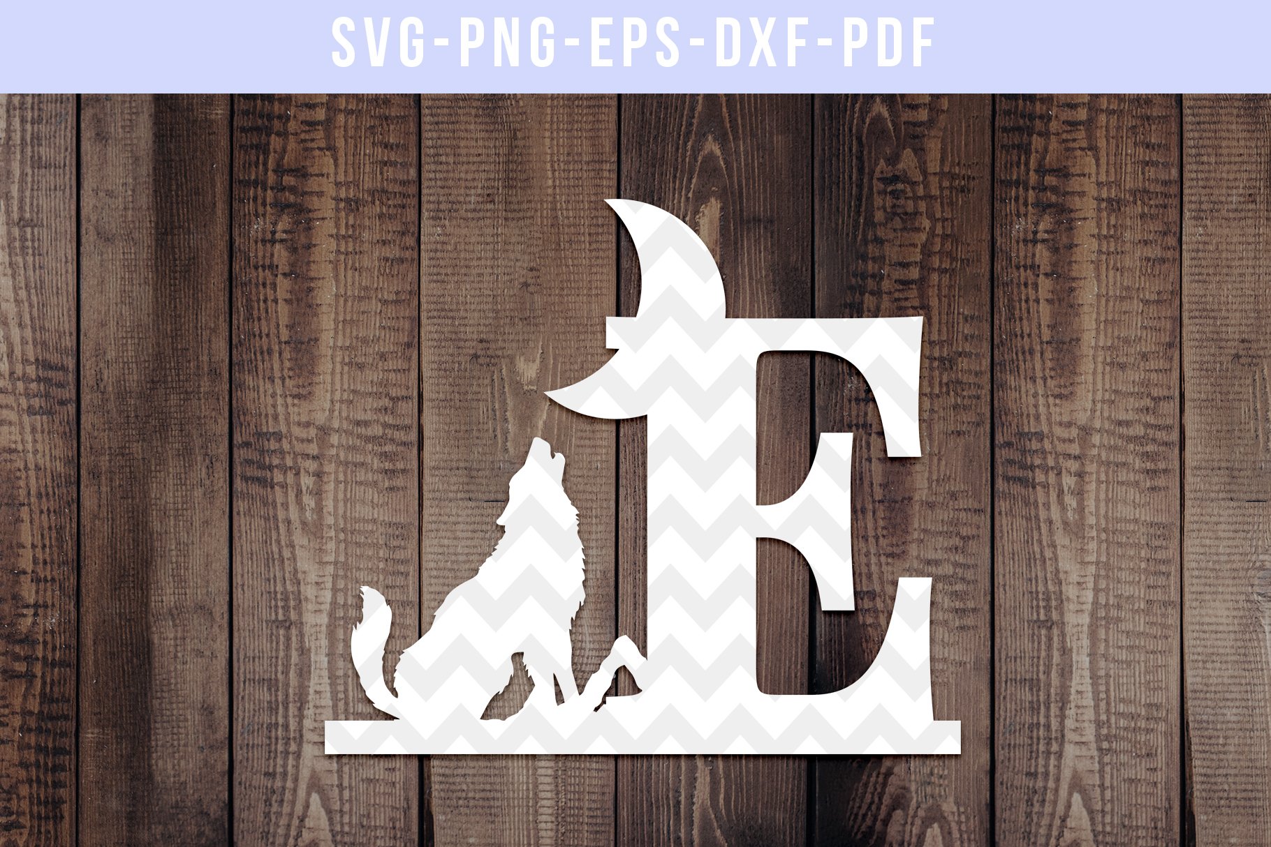 Bundle Of 26 A-Z Wolf Alphabet Paper Cut Templates, SVG, DXF