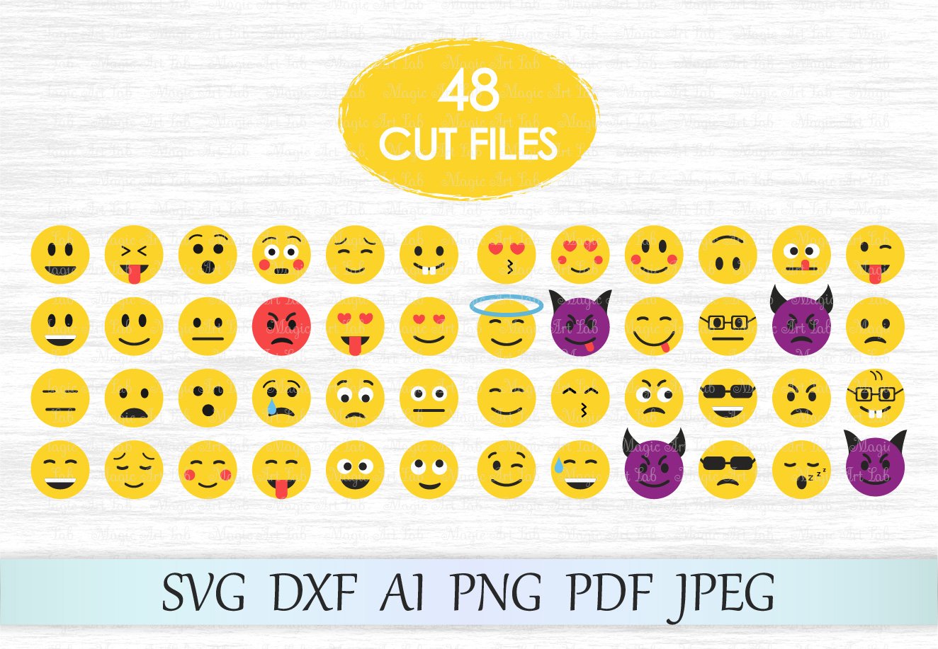 Emoji SVG, Emoticon svg, Emoji print svg, Emoji clipart (59838) | SVGs ...