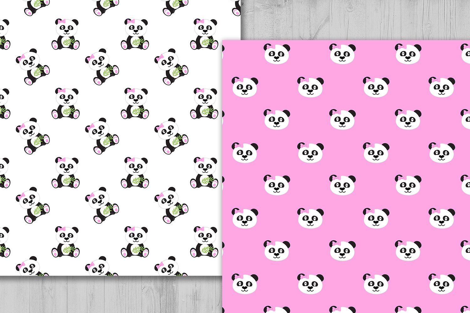 Panda Digital Paper, panda Boy Background, Animals. (93392 ...