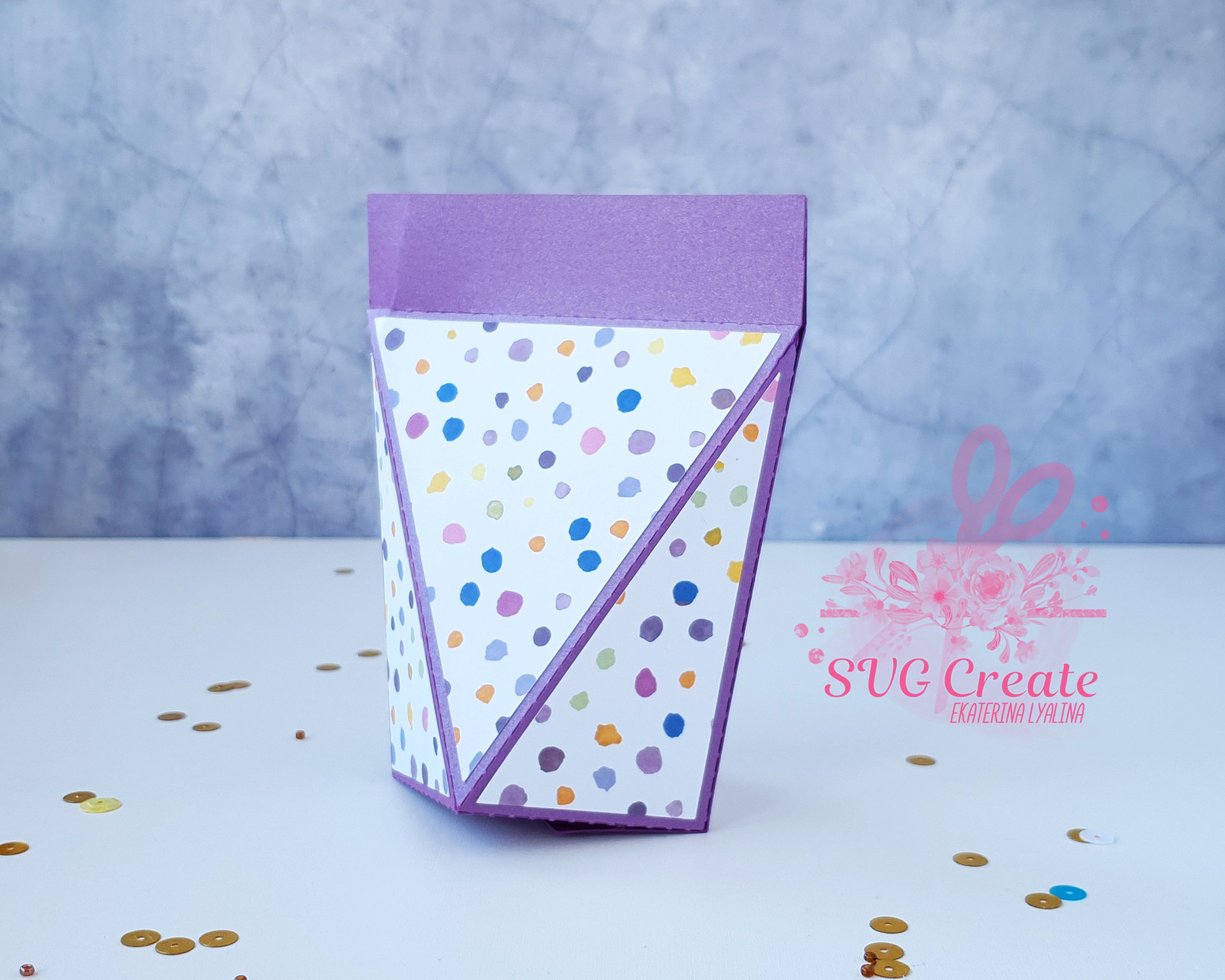 Self closing box, self-closing box, pdf gift box template (345747 ...