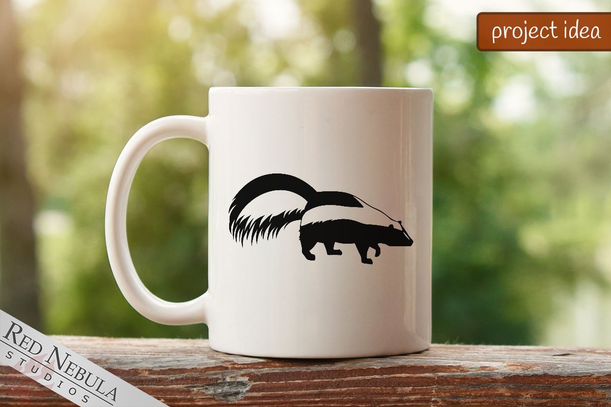 Striped Skunk SVG Bundle - Woodland Animals Set (1174041) | Cut Files ...