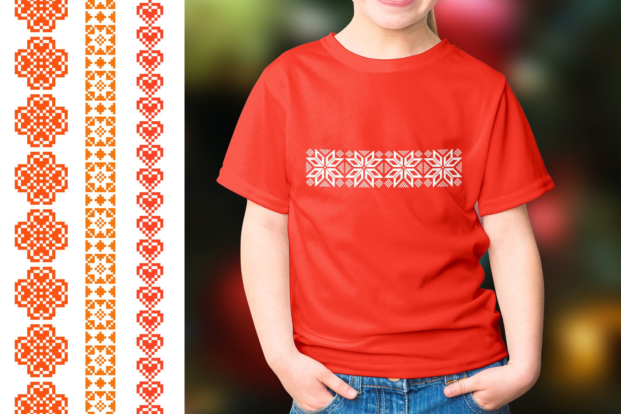 26 Christmas Sweater Borders, SVG Cutting Files, Clipart Set (1015711 ...