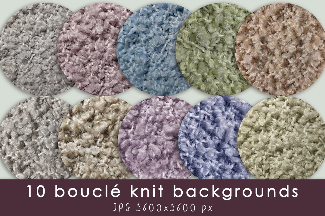 Bouclé yarn background (1235976) | Patterns | Design Bundles