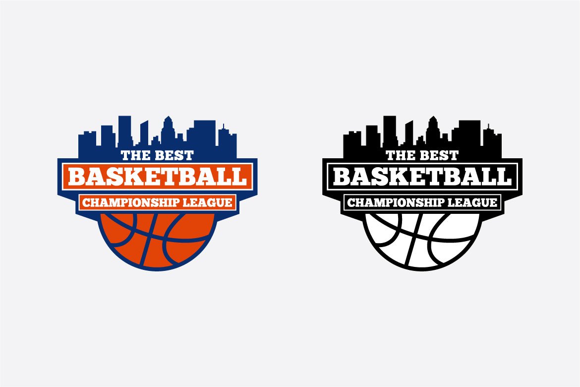 12 BASKETBALL BADGES-STICKERS & LOGOS Vol1 (298571) | Logos | Design ...