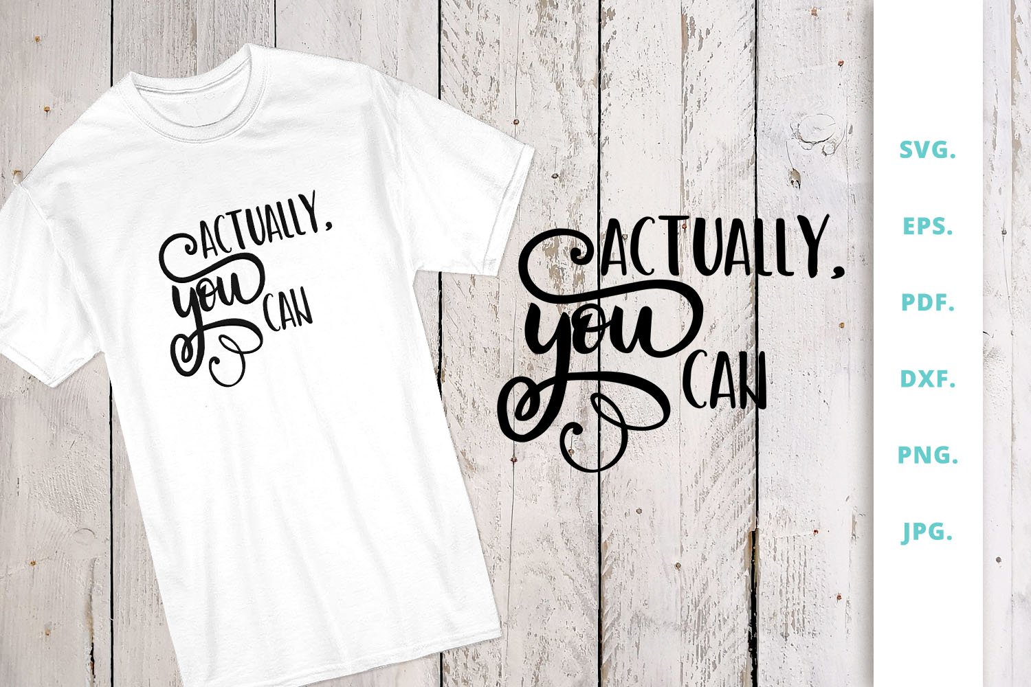 Actually, you can (325955) | Signs | Design Bundles