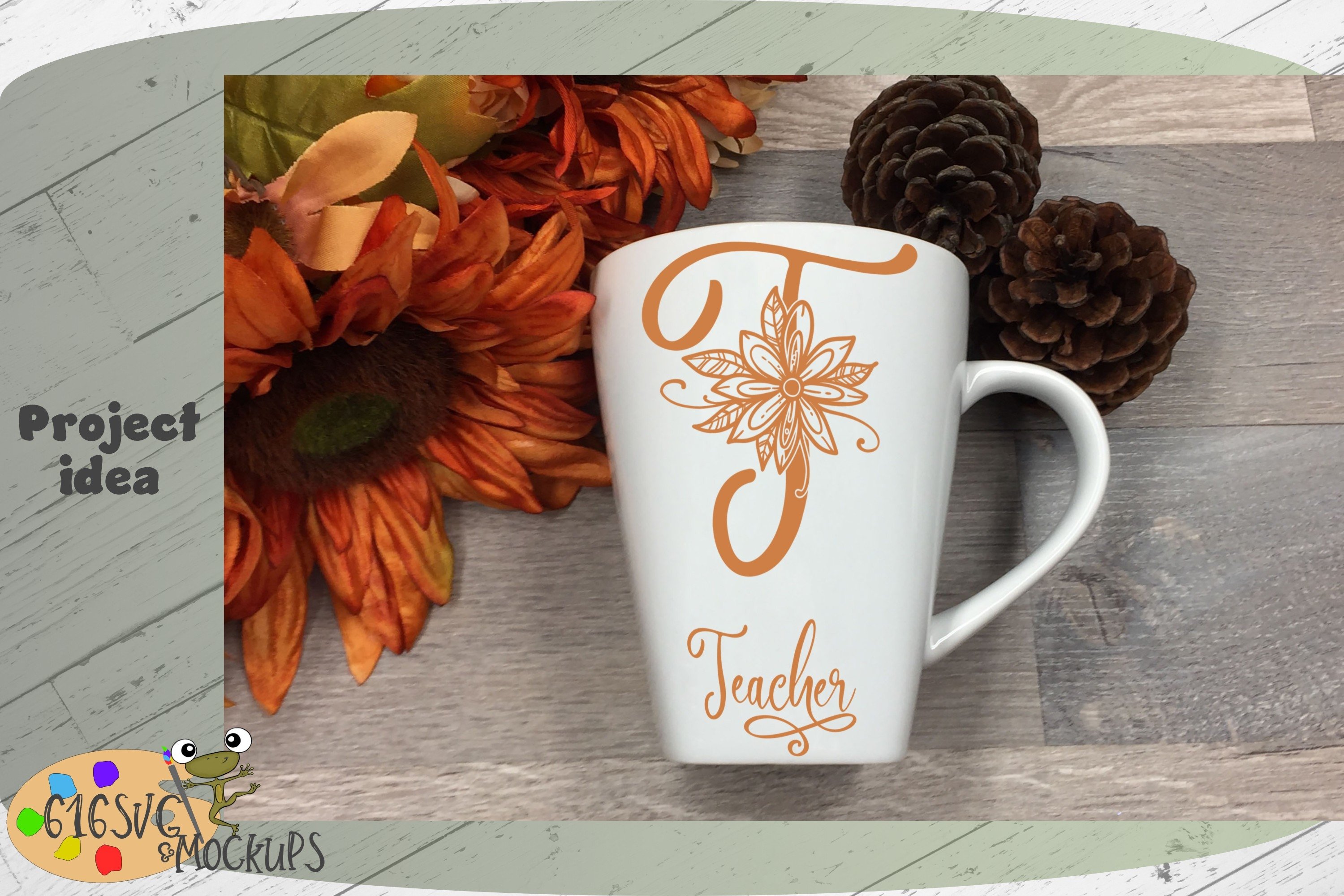 Teacher Monogram SVG (274354) | SVGs | Design Bundles