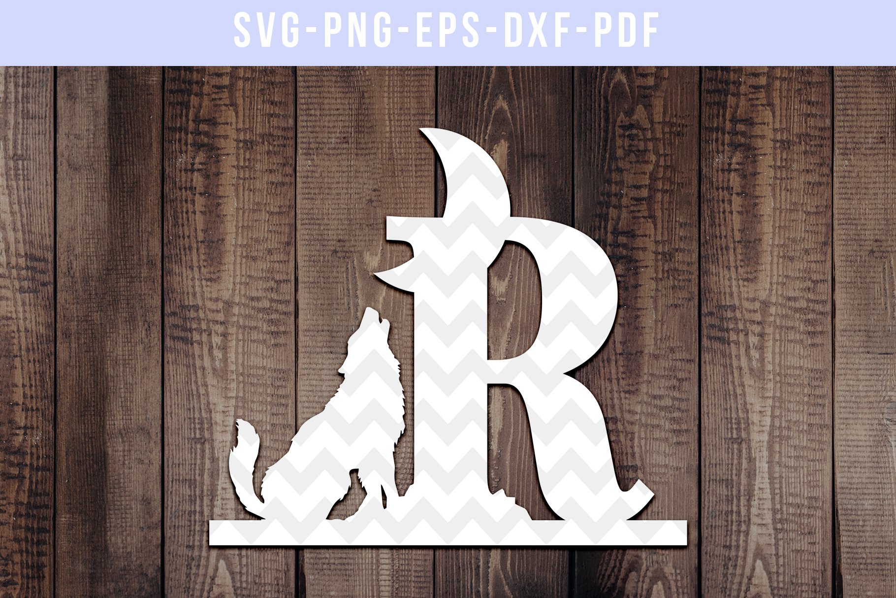 Bundle Of 26 A-Z Wolf Alphabet Paper Cut Templates, SVG, DXF