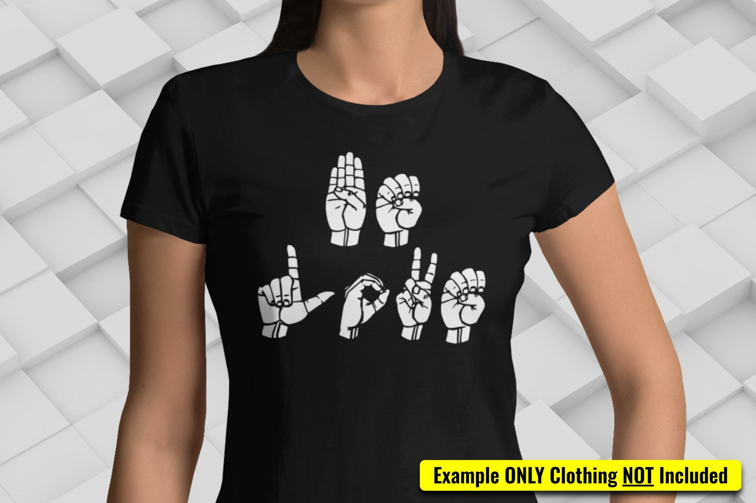 ASL ABCs Alphabet American Sign Language SVG PNG Cut Files (1200266 ...