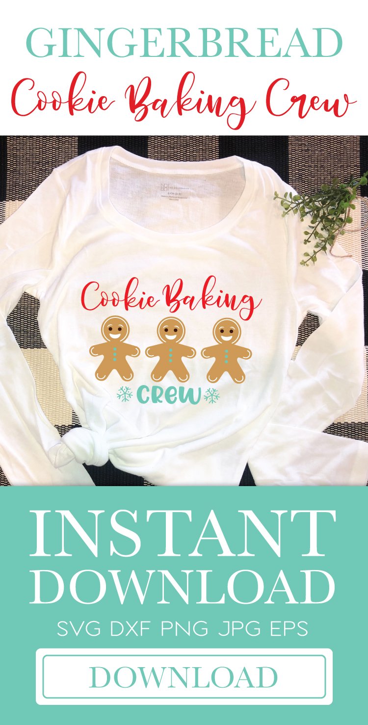 Gingerbread Cookie Baking Crew SVG DXF Cut File (369845) | Cut Files ...