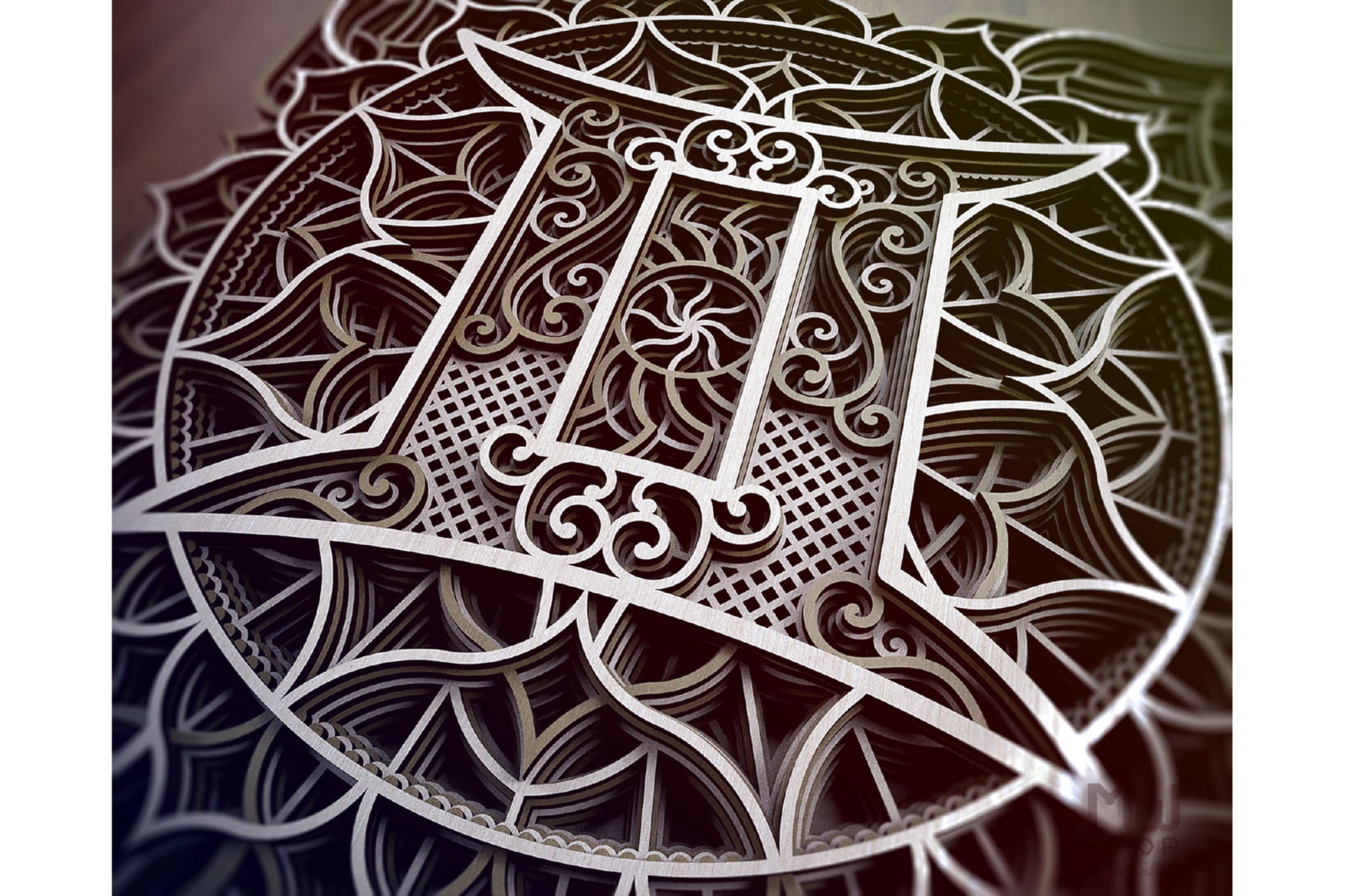 Gemini Zodiac Sign, Multilayer Gemini Mandala pattern (579719) | Laser ...