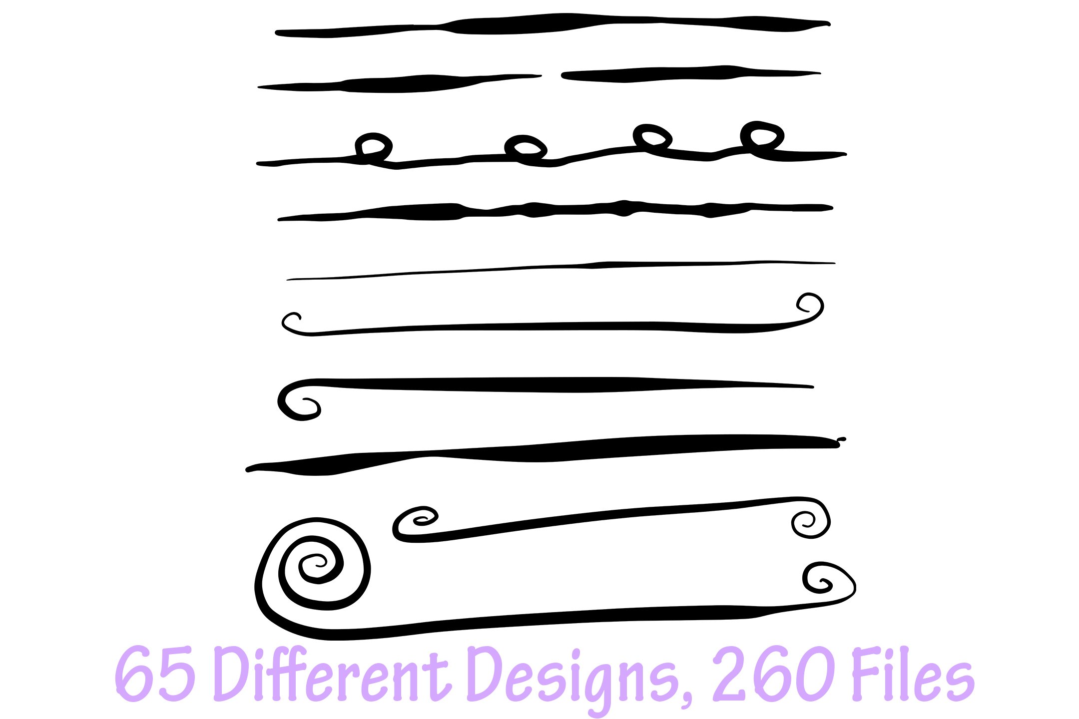 65 Black Funky Lines Illustration Collection (1092235) | Illustrations ...