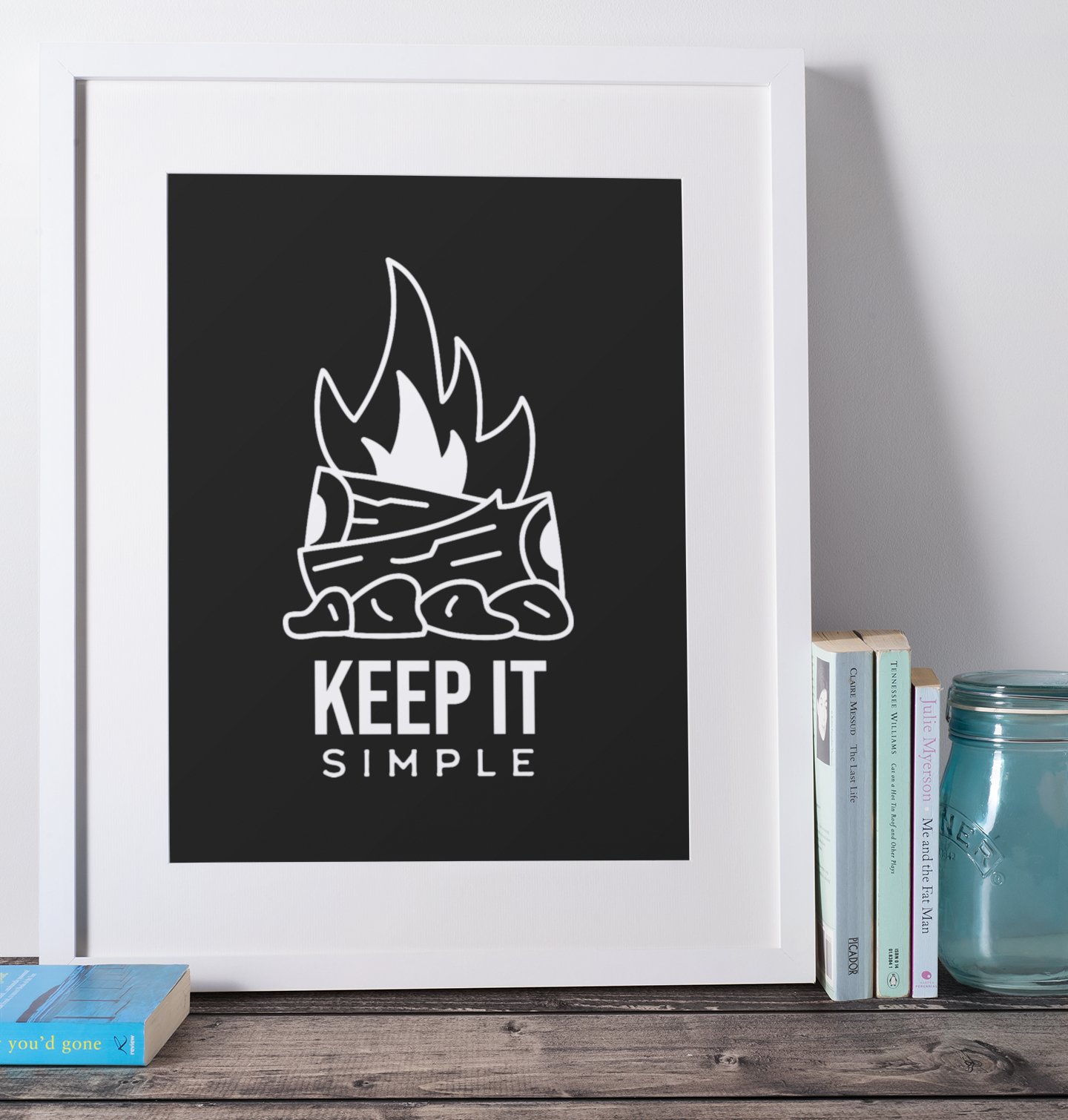 Keep It Simple Campfire Logo Design Vector Graphics SVG PNG (571817 ...