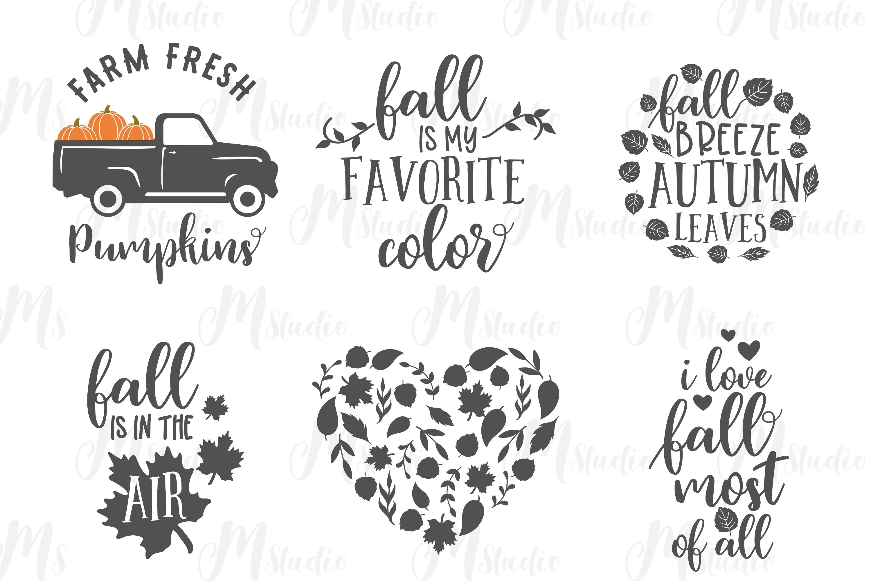 Fall SVG Bundle. (304485) | Cut Files | Design Bundles