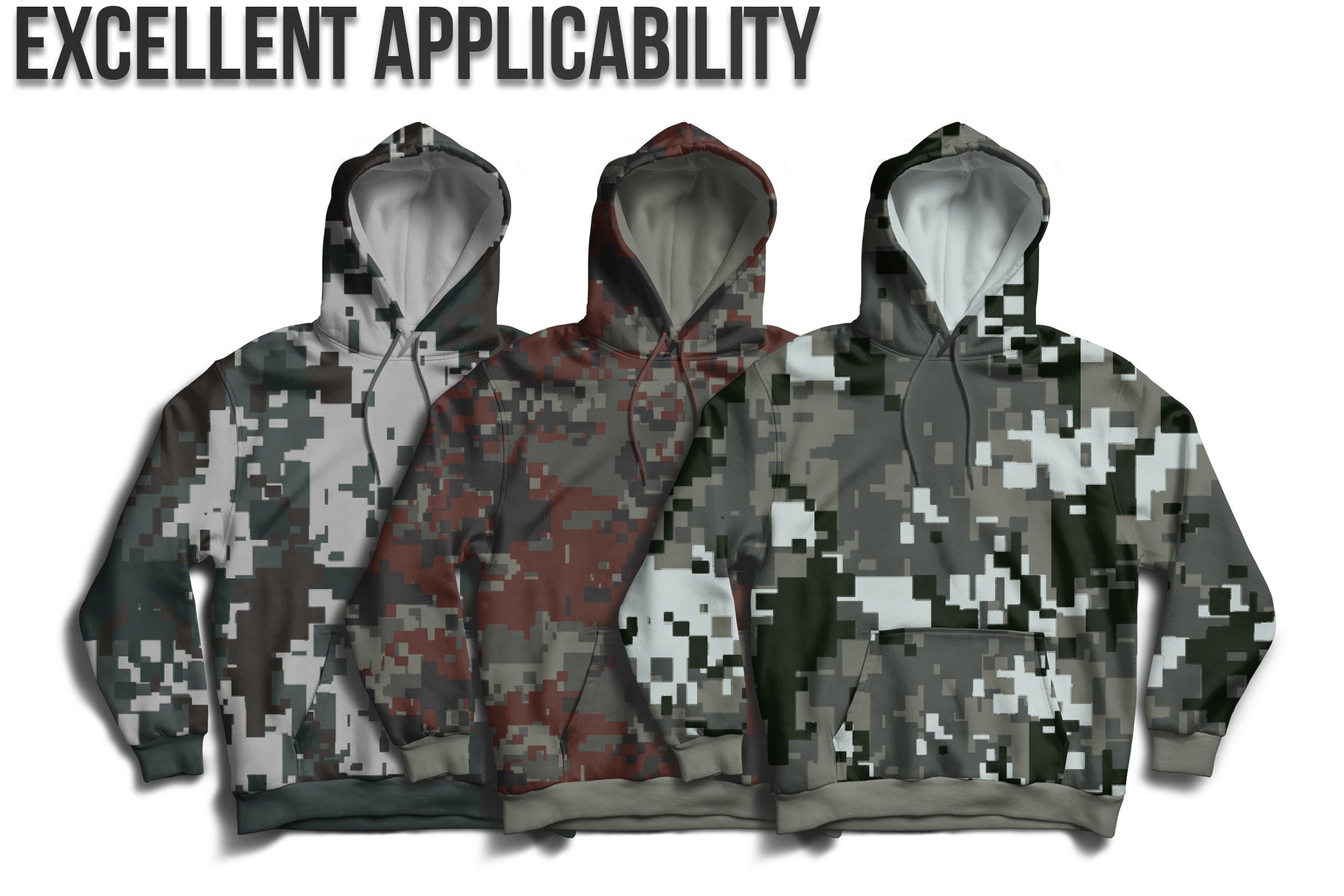 China Pixel Camouflage Patterns (557294) | Patterns | Design Bundles