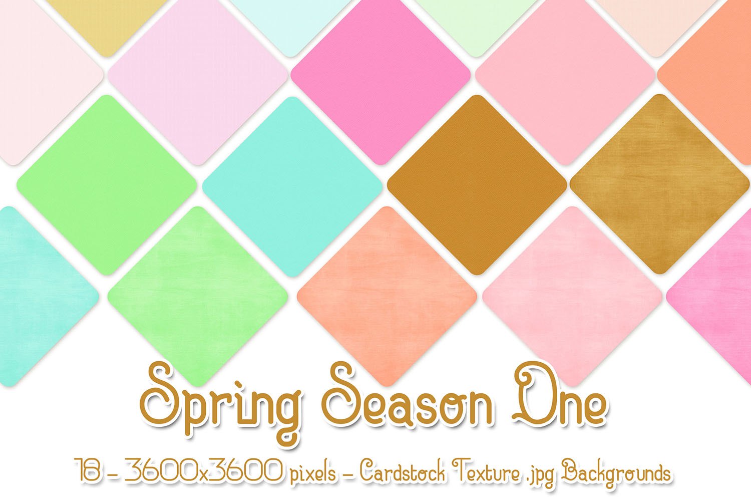 Spring Season One Texture Digital Paper (540003) | Backgrounds | Design ...