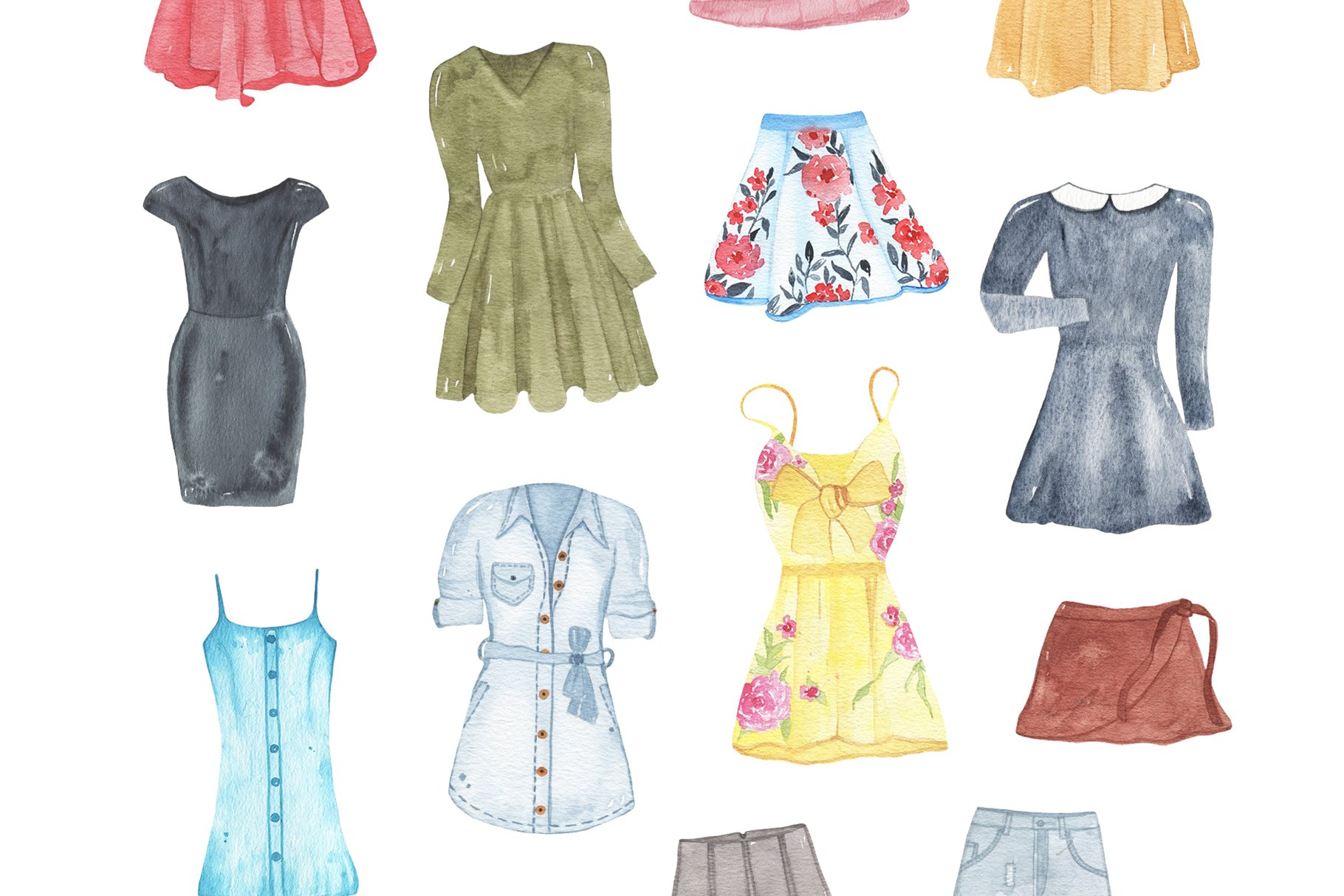 Outfit Creator - fashion clothes (406512) | Illustrations | Design Bundles