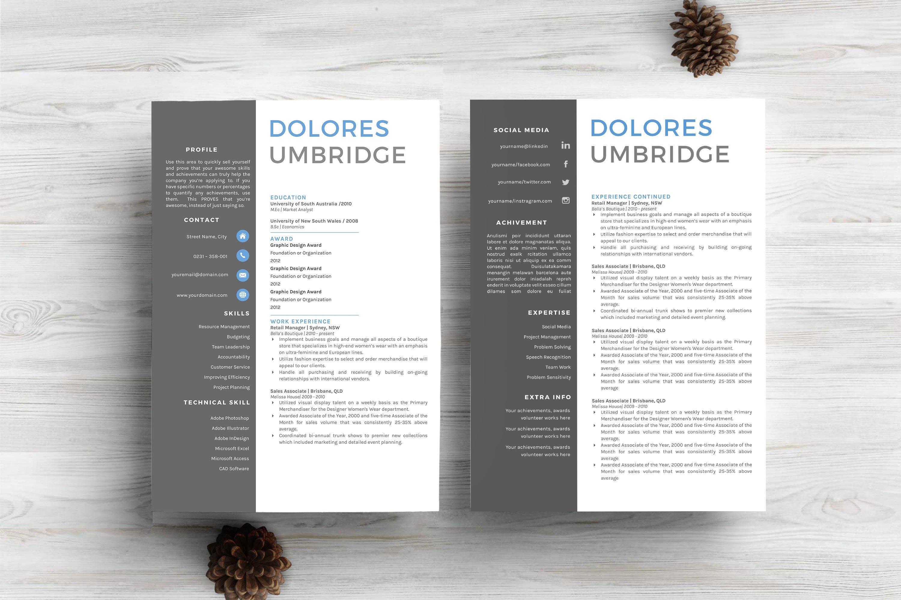 MAC CV Templates