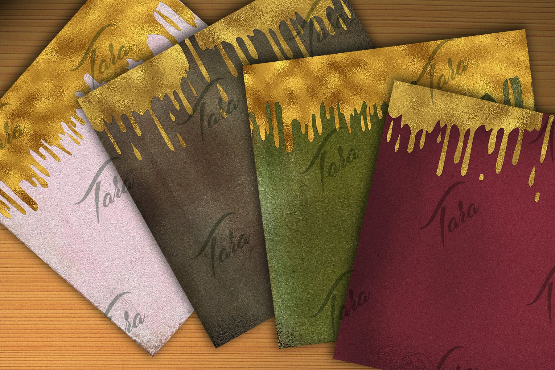 Dripping Gold (447064) | Textures | Design Bundles