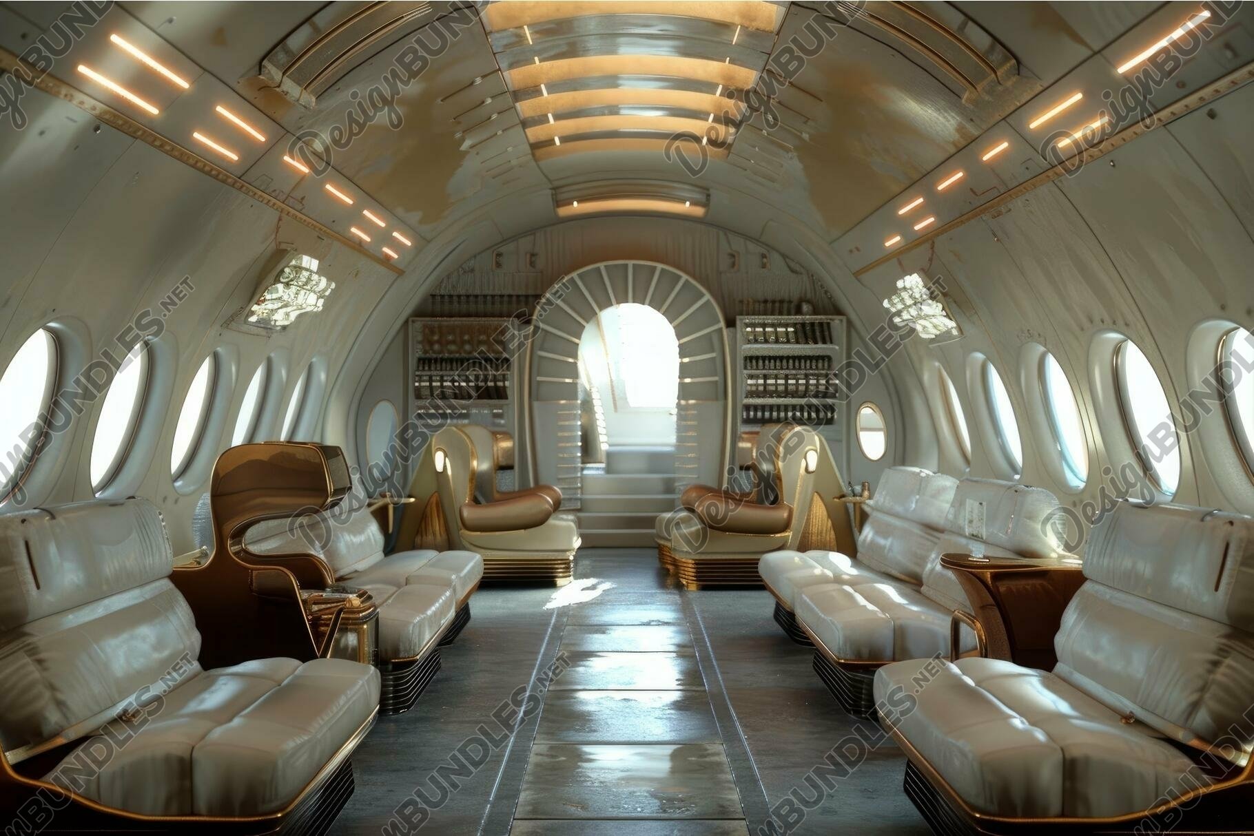 Luxury Jet Interior