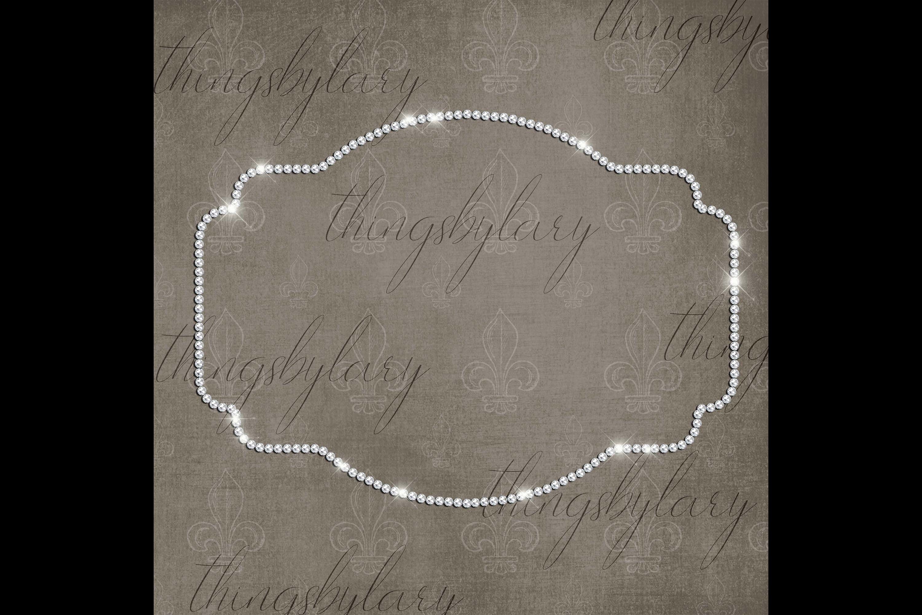 30 Real Diamond Frames Clip Arts Oval Frame Square Frames (156520 ...