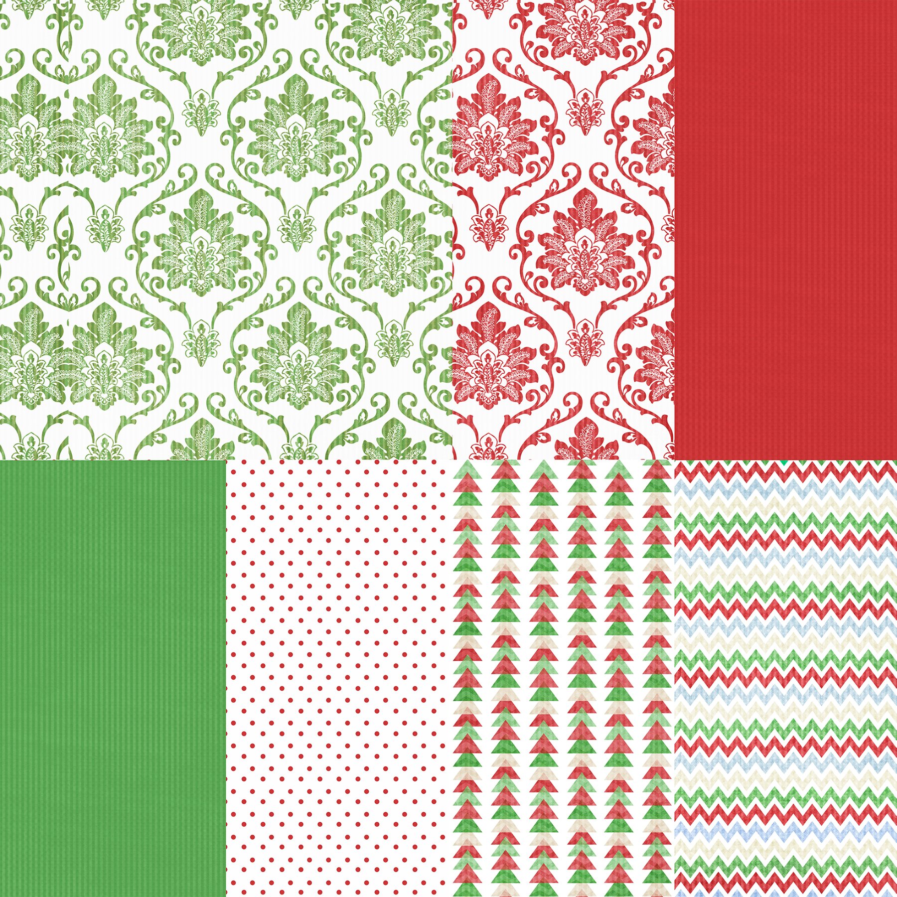 Ho Ho Christmas Giant Mega 28 Digital Paper Pack (102987) | Backgrounds ...