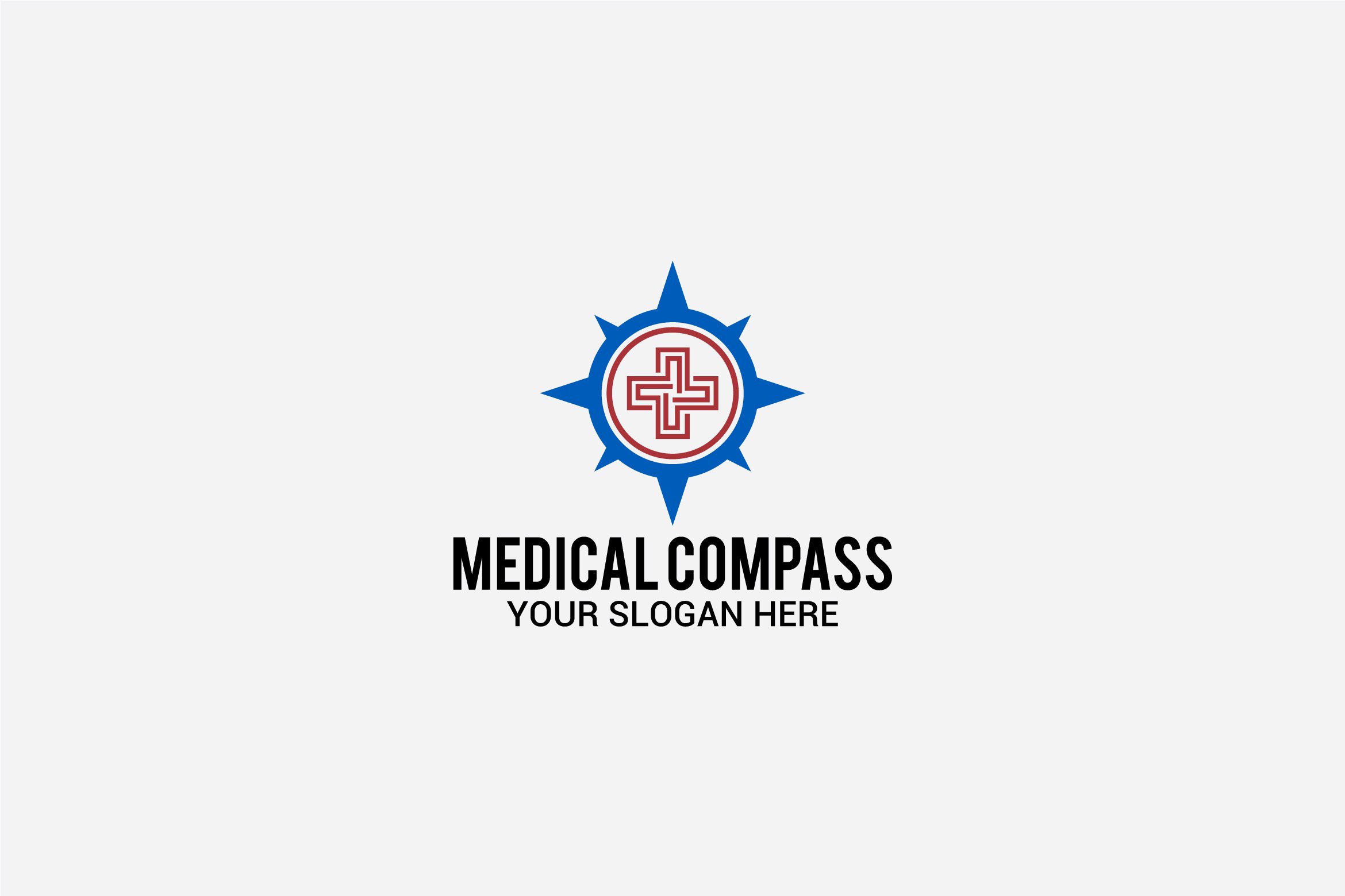 medical compass logo (422400) | Logos | Design Bundles