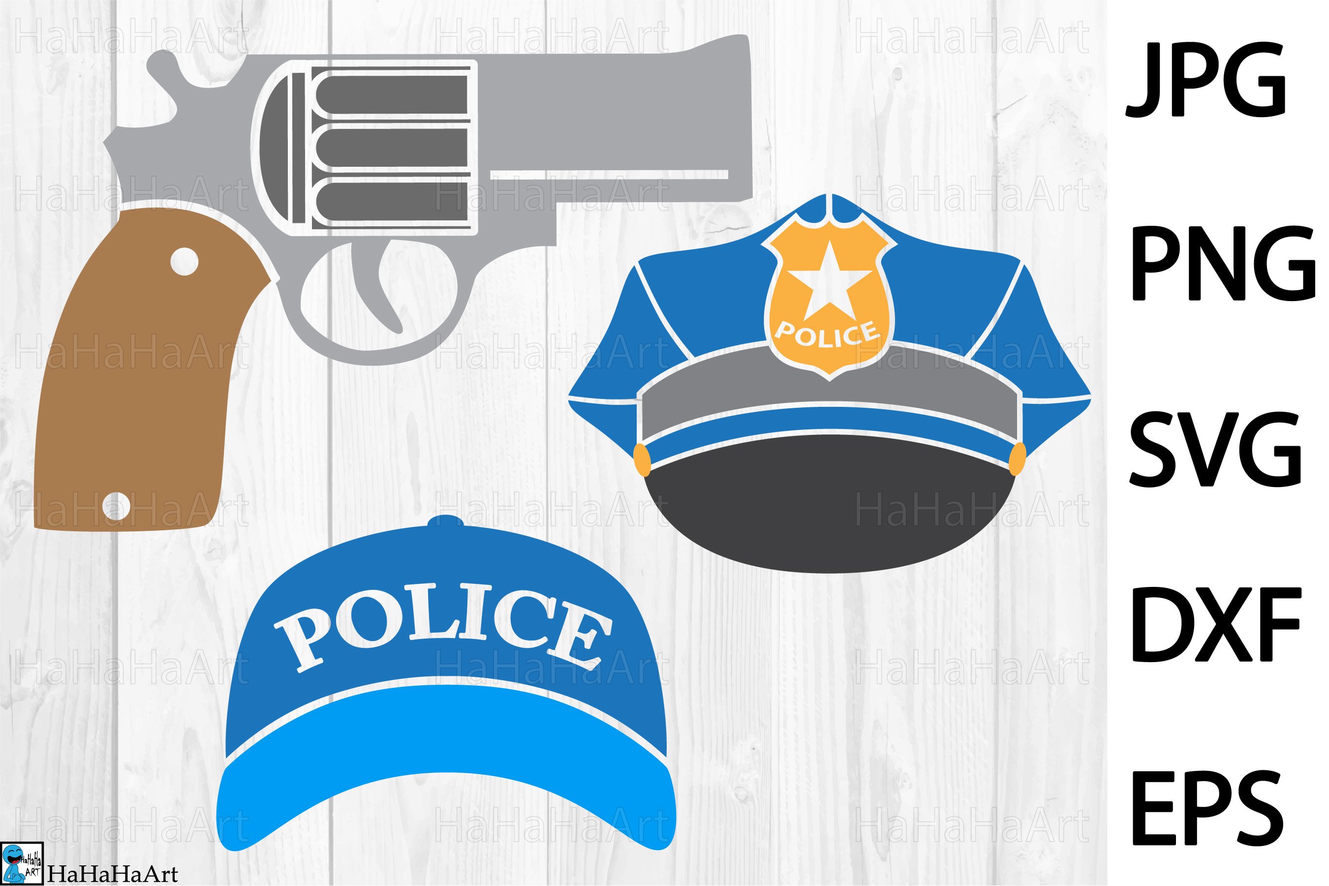 Fun Police - Clip art / Cutting Files 325c (480020) | Illustrations ...