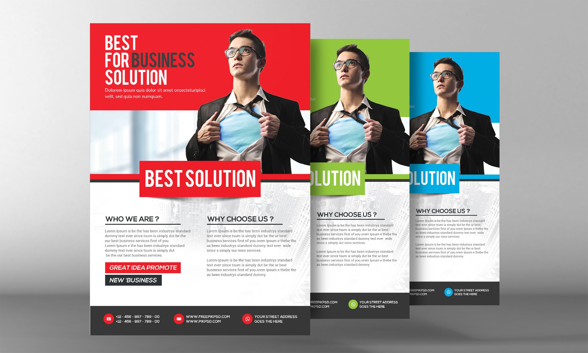Step by Step Business Flyer (441132) | Flyers | Design Bundles