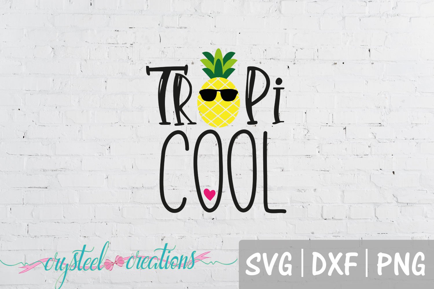 Tropicool SVG, DXF, PNG (101524) | Cut Files | Design Bundles