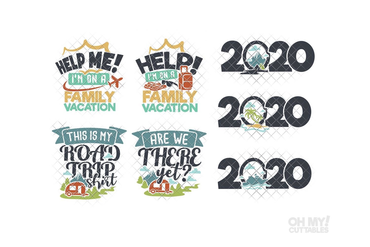 Family Vacation SVG Shirts in SVG, DXF, PNG, EPS, JPG (289407) | Cut ...