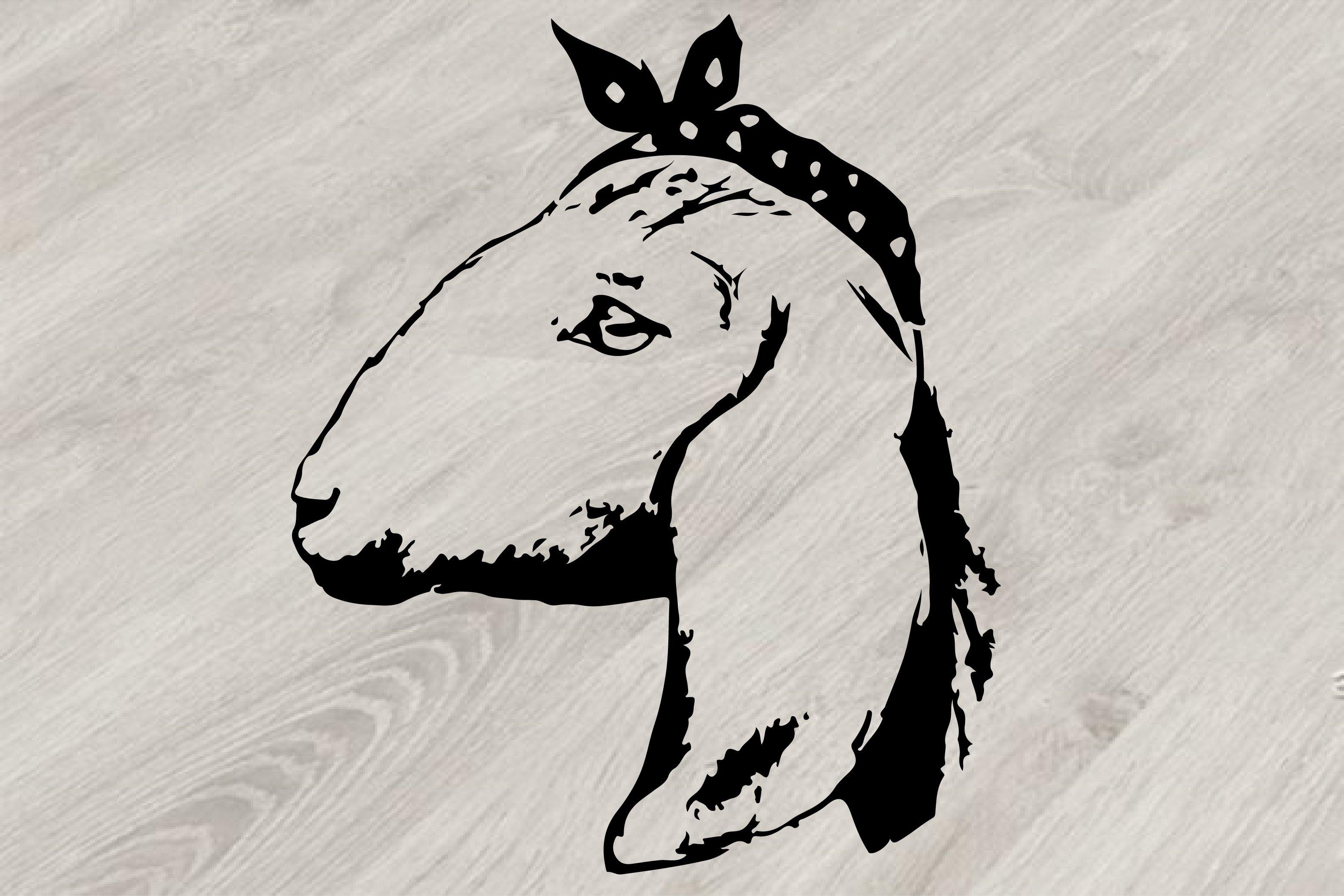 Goat Head whit Bandana SVG, feet goats Farm Milk 791S (86179) | SVGs ...