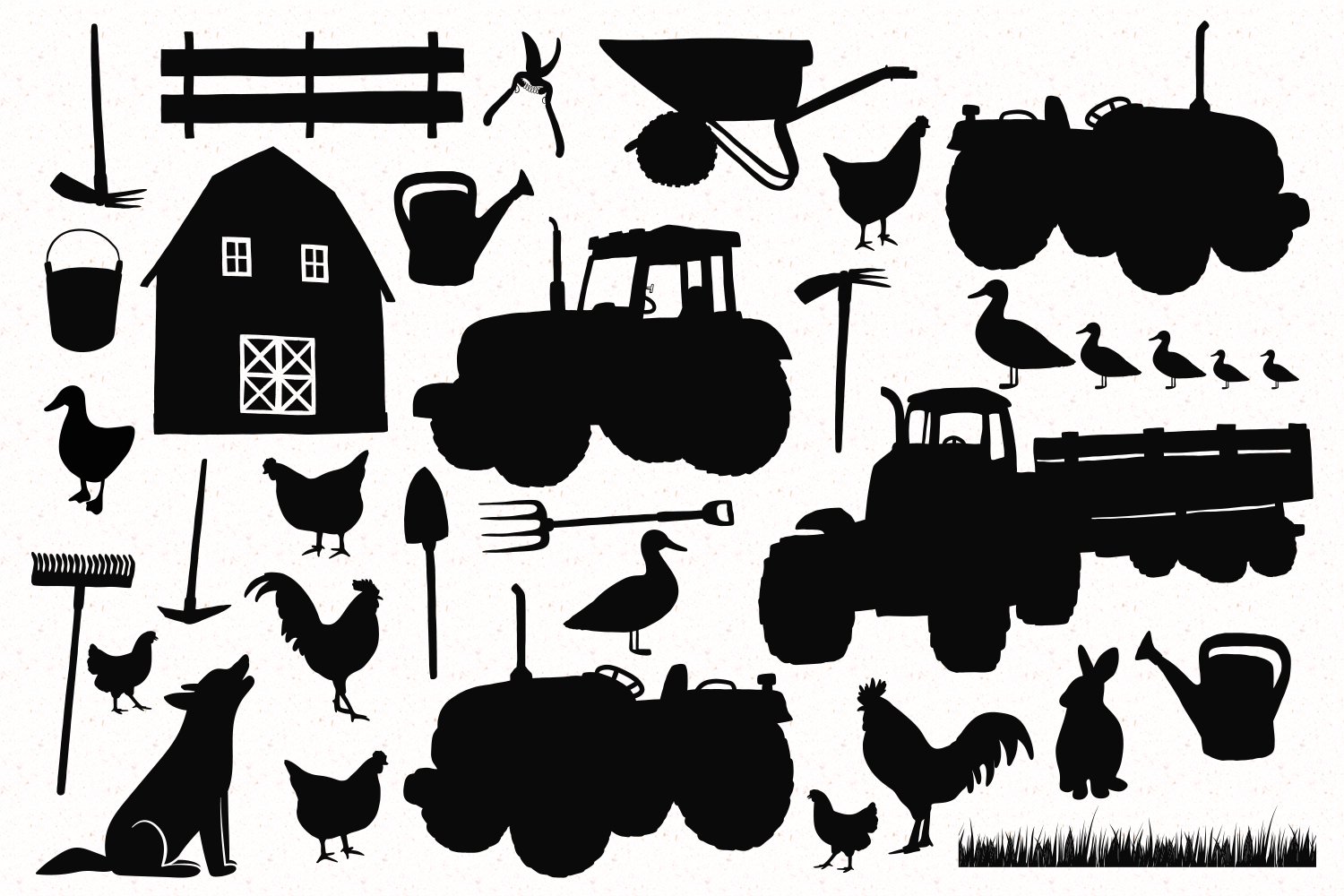 Farm Silhouettes