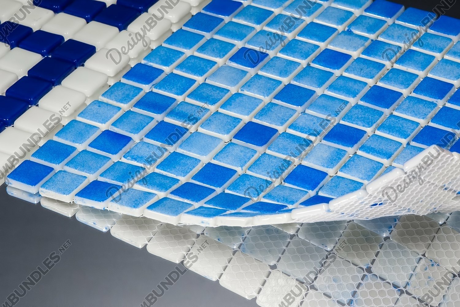 Majolica tile, blue color (656039) | Textures | Design Bundles
