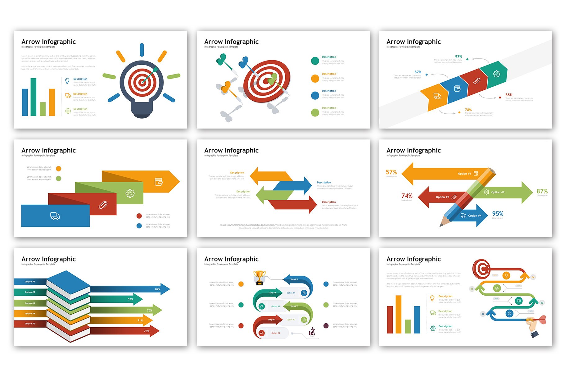 Arrow Presentation - Infographic Template (227936) | Presentation ...