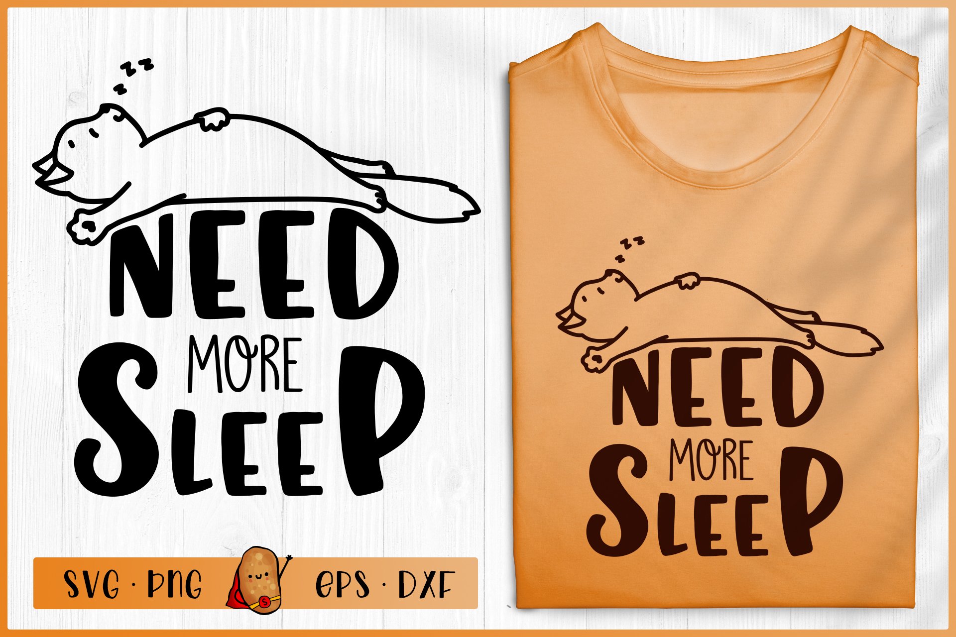 Need More Sleep SVG - Cat SVG - Cat Quotes SVG (562623) | Cut Files ...