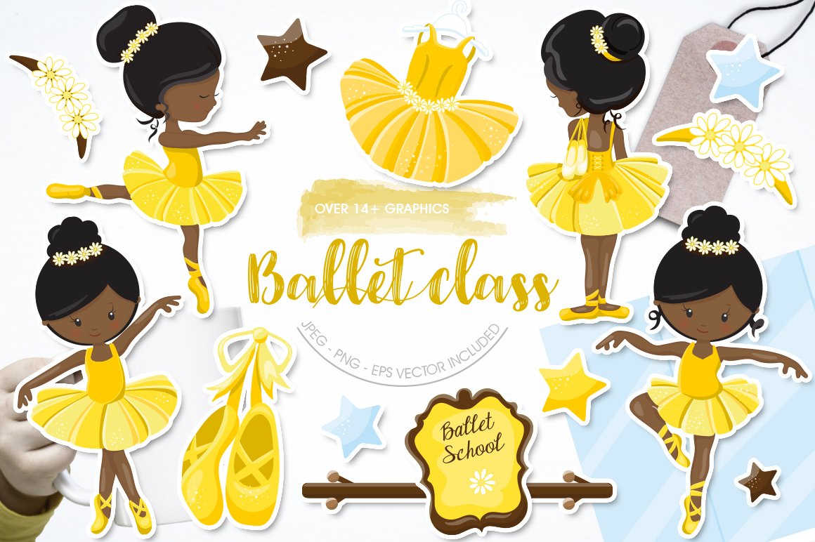 African American Ballerina Girls