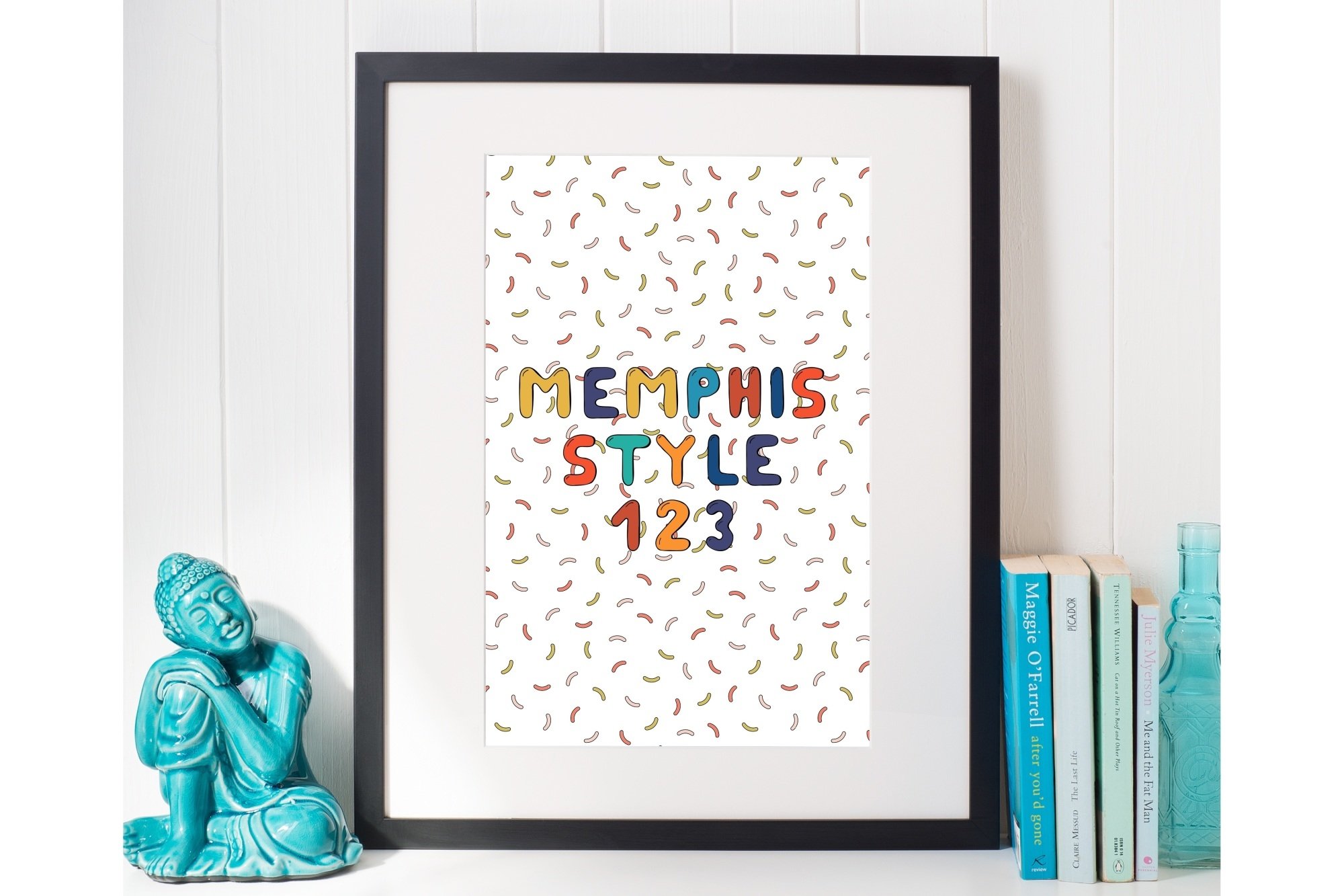 Doodle memphis letters. Hand drawn (8564) | Illustrations | Design Bundles