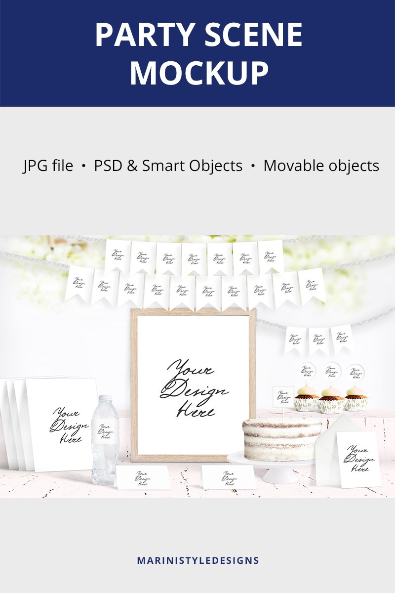 Party Scene creator Mockup, Party Decoration Mockup, 1090 (555564 ...