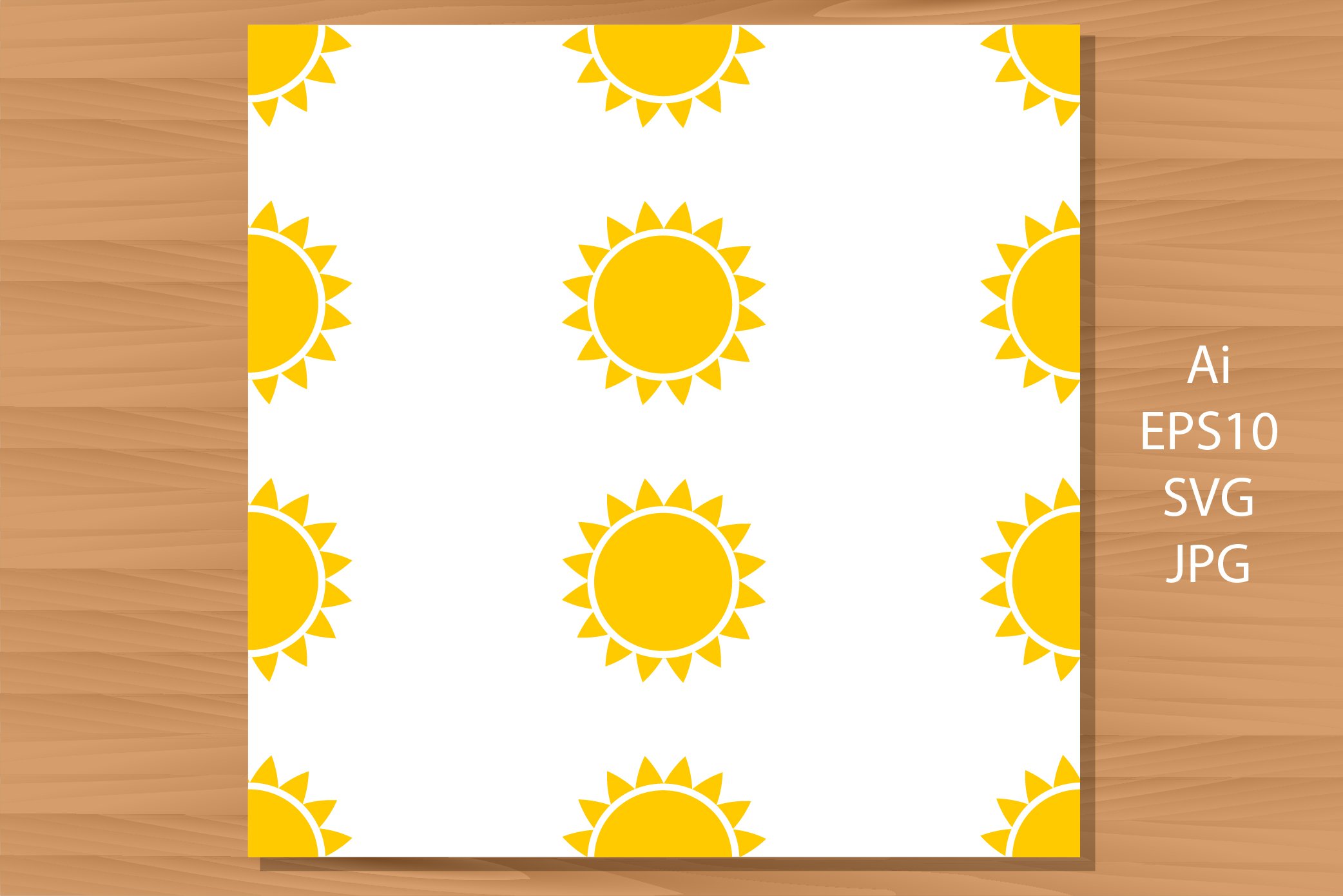Sun. 6 Seamless patterns. Digital paper. (531067) | Patterns | Design ...